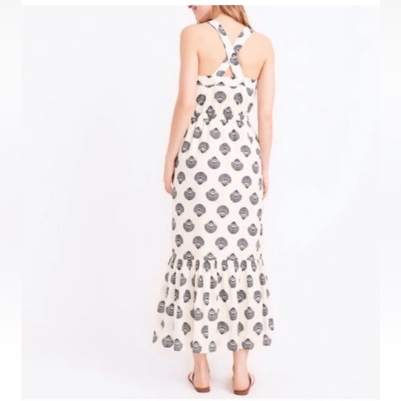 J. Crew | Dresses | J Crew Shell Dress Maxi Lined Elastic Waist ...